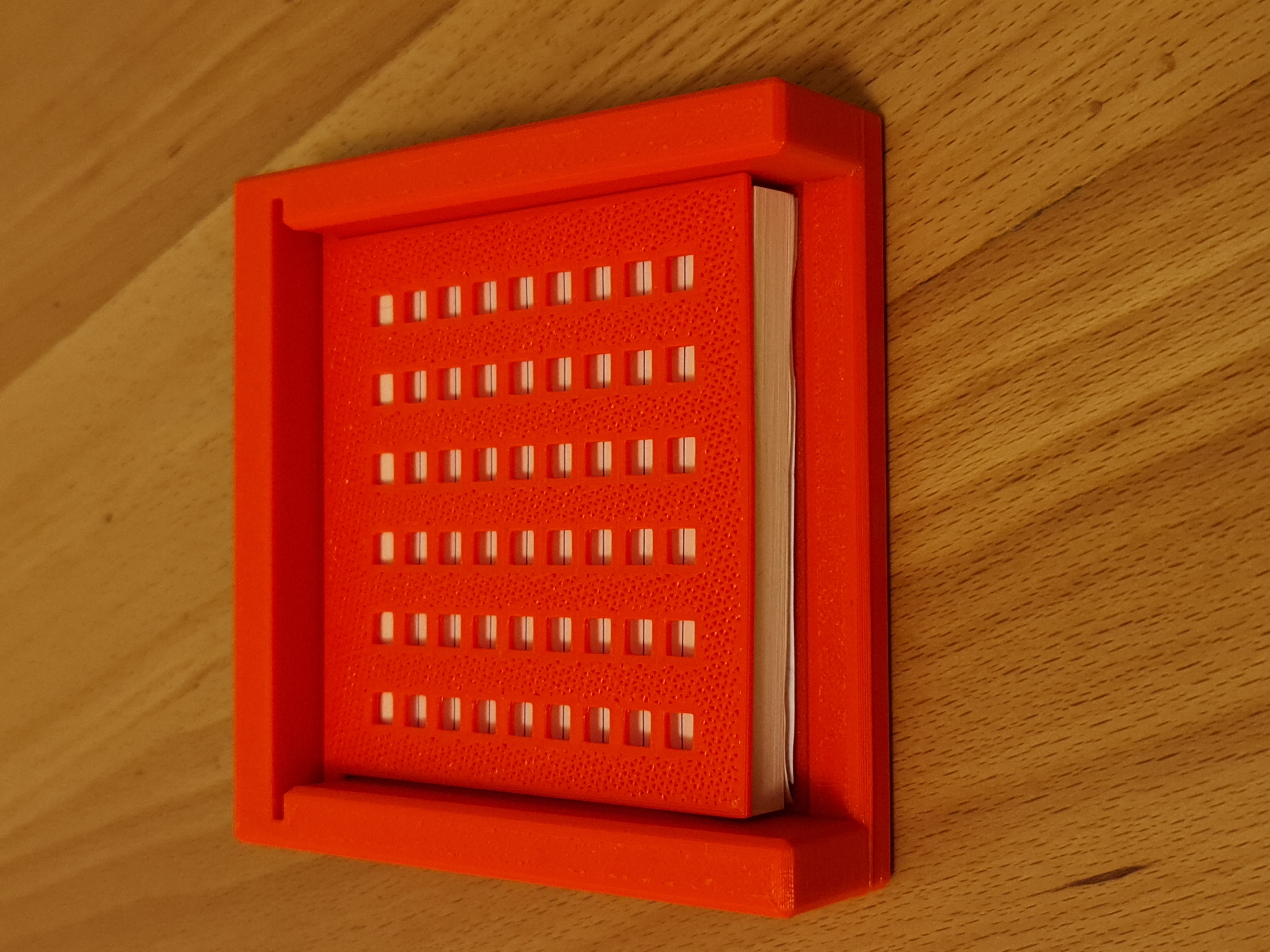 Parametric Sticky Note holder and stencil by arttuys | Download free ...