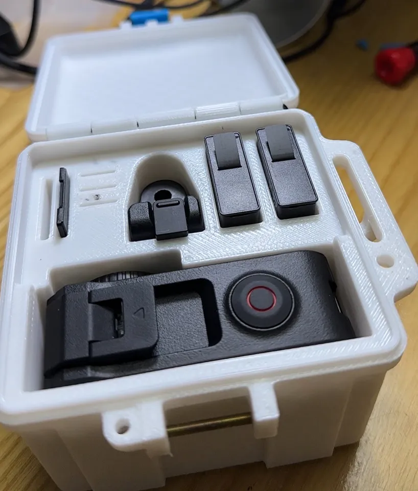 DJI Action camera waterproof case by Electrocraftman | Download free ...