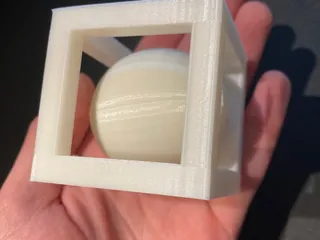 Impossible sphere in a box by BELL DESIGNS | Download free STL model ...