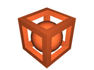 Impossible sphere in a box by BELL DESIGNS | Download free STL model ...