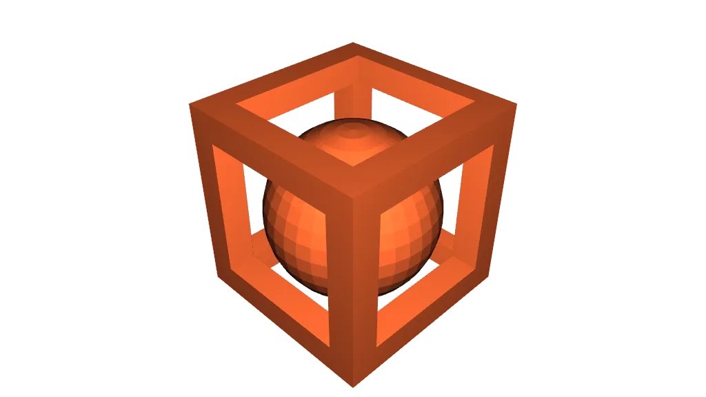 Impossible sphere in a box by BELL DESIGNS | Download free STL model ...