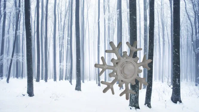 Snowflake fidget spinner by 3D Printerers | Download free STL model ...