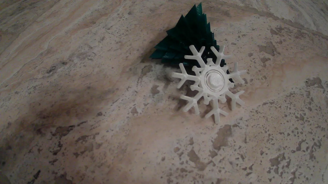 Snowflake fidget spinner by 3D Printerers | Download free STL model ...