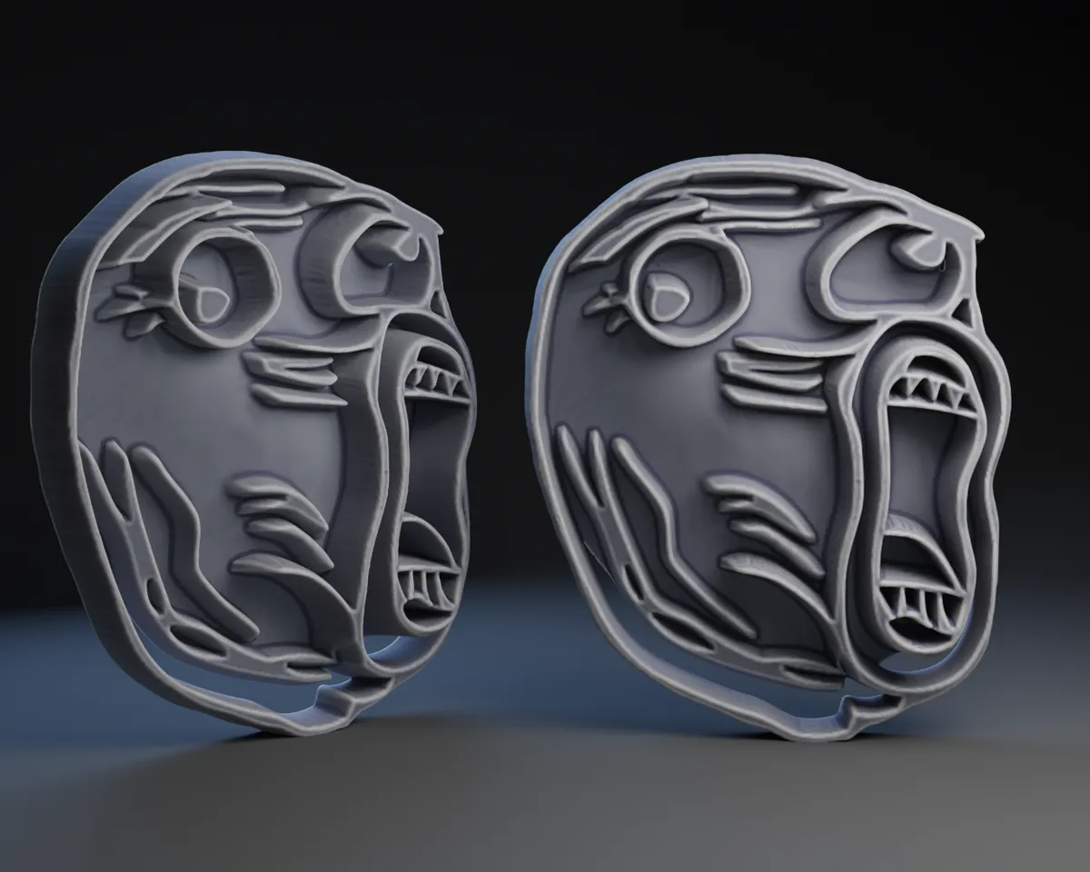 Lol Troll Face by Peter Farell | Download free STL model | Printables.com