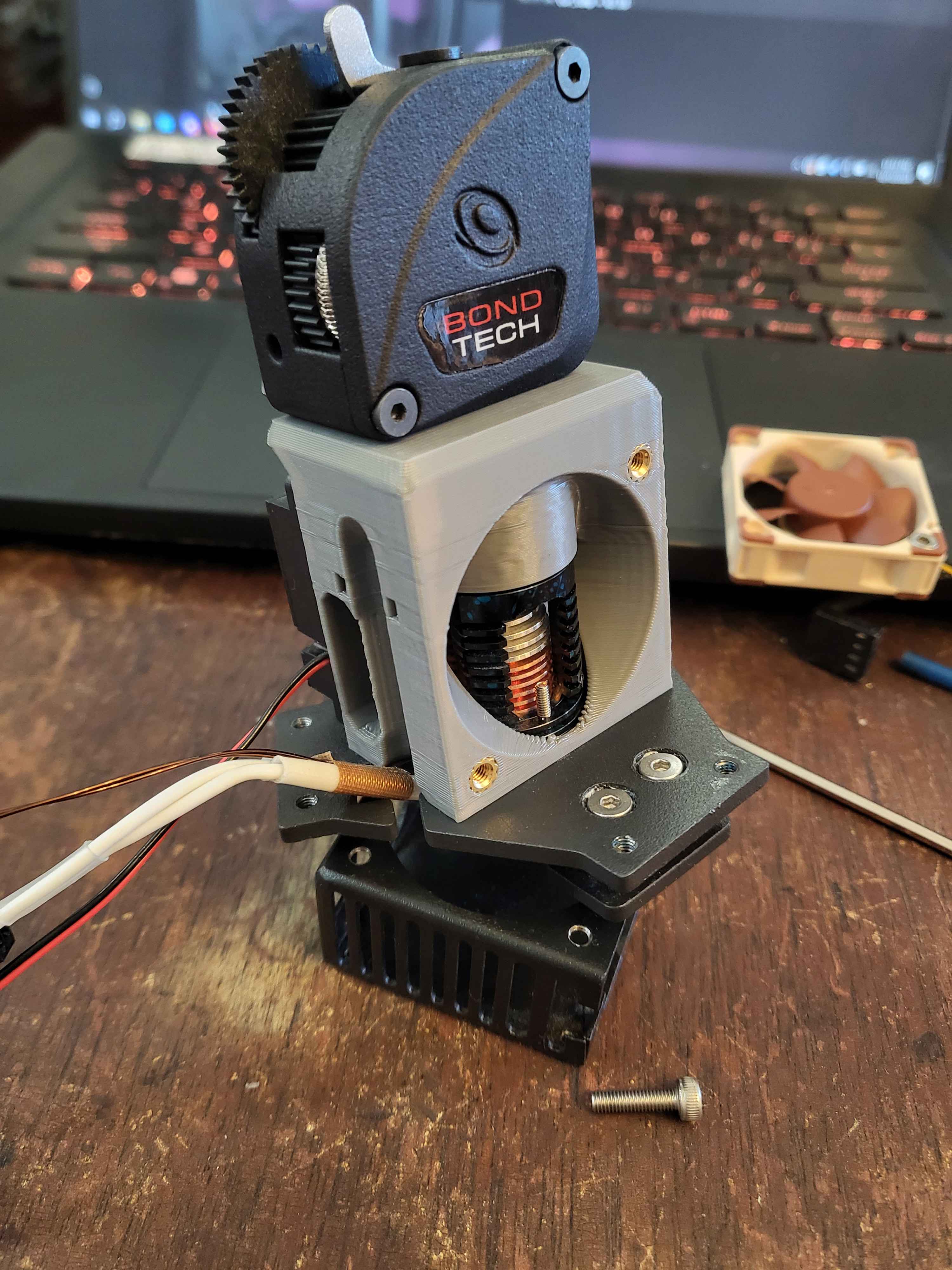 FLSun Q5 LGX Lite V2 Mount + ADXL345 mount by Beau | Download free STL ...