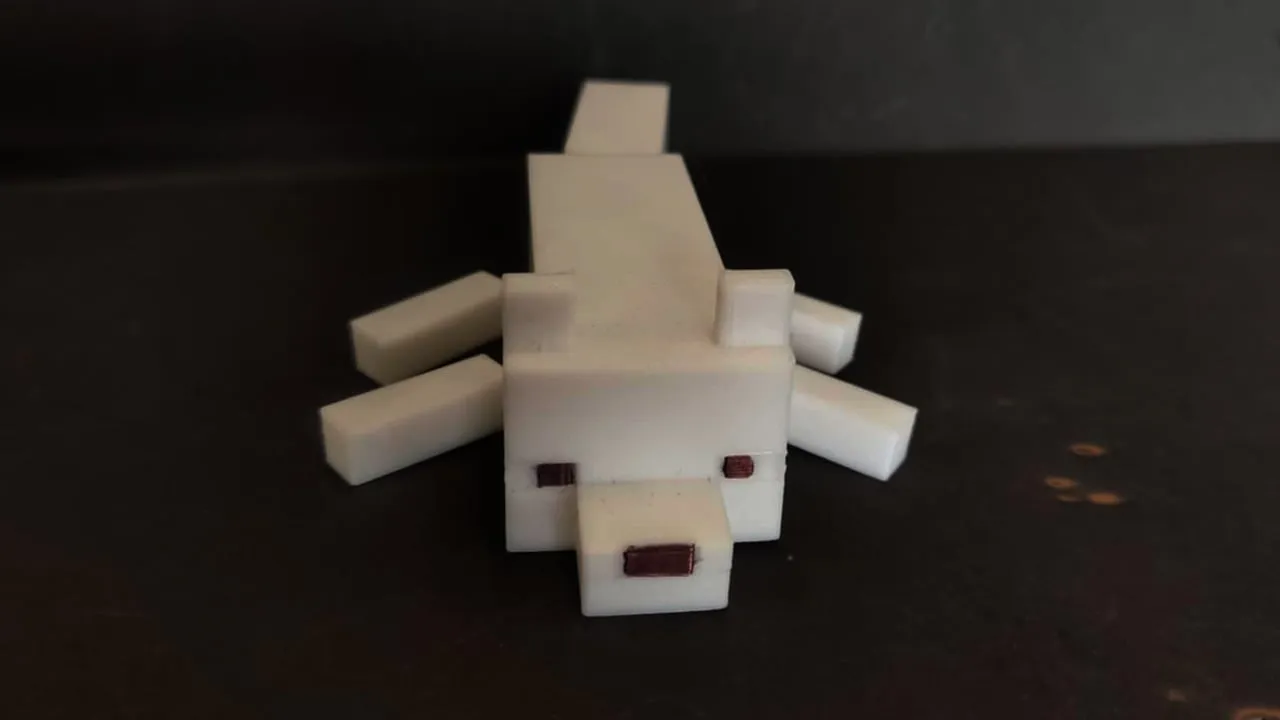 Articulated Minecraft Arctic Fox by PrintCube3D | Download free STL ...
