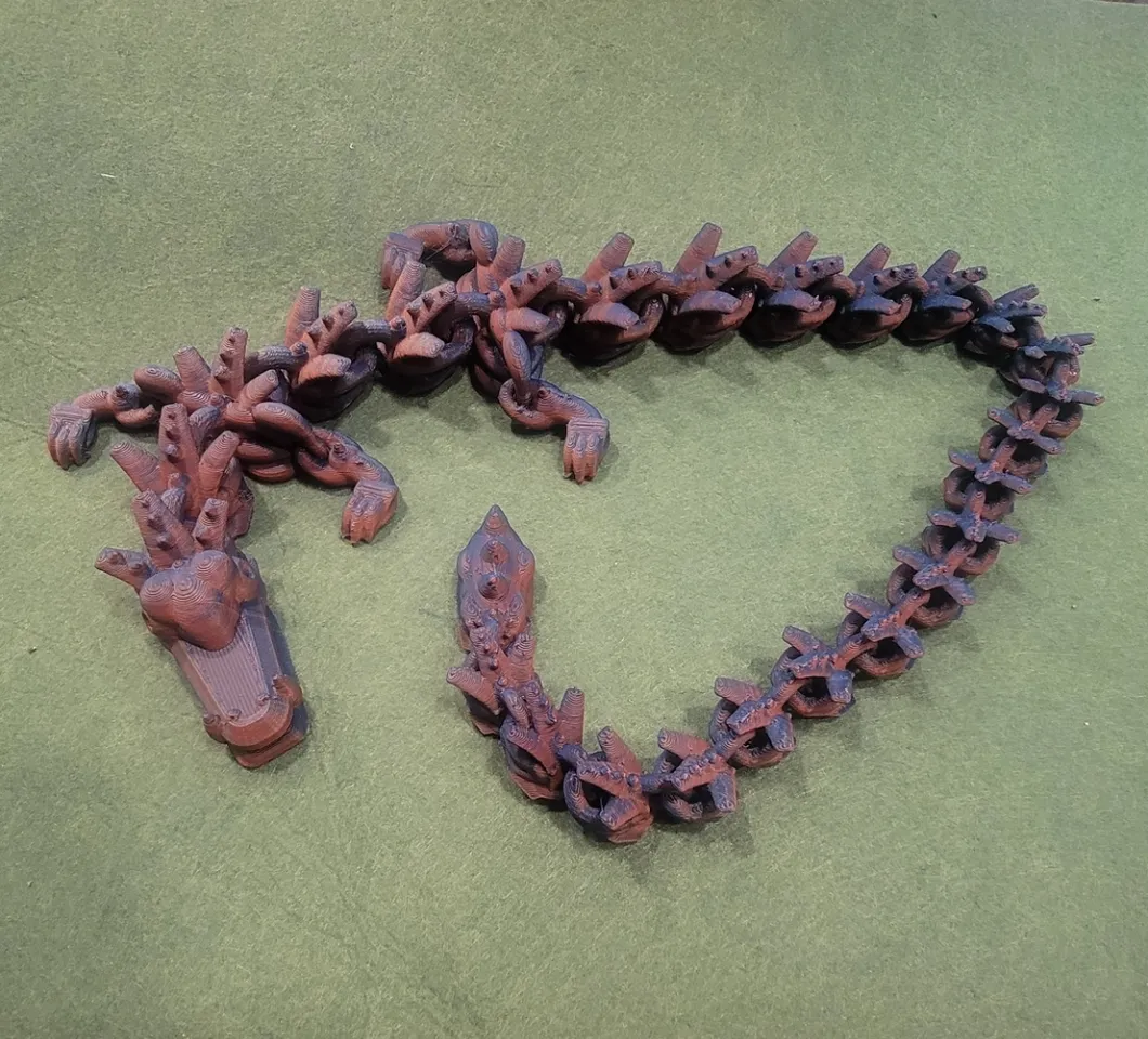 Articulated Cave Dragon by Jason111 | Download free STL model ...