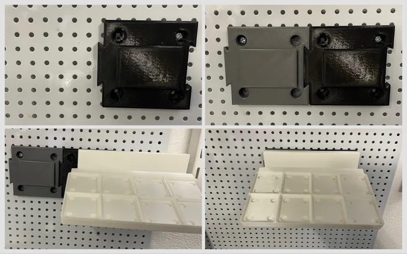 gridfinity 2x4 bin holder for the modula system by Richard Schalander ...