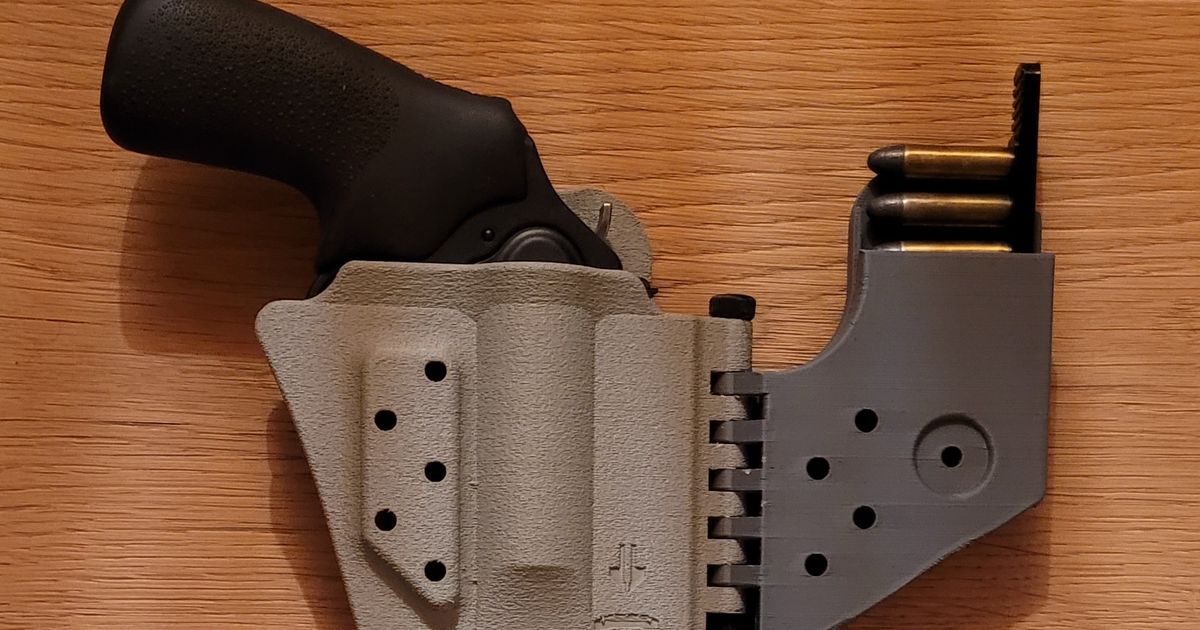 Ruger LCRx 3inch Holster "The SideWagon" - Modular Attachements by Lupo | Download free STL ...