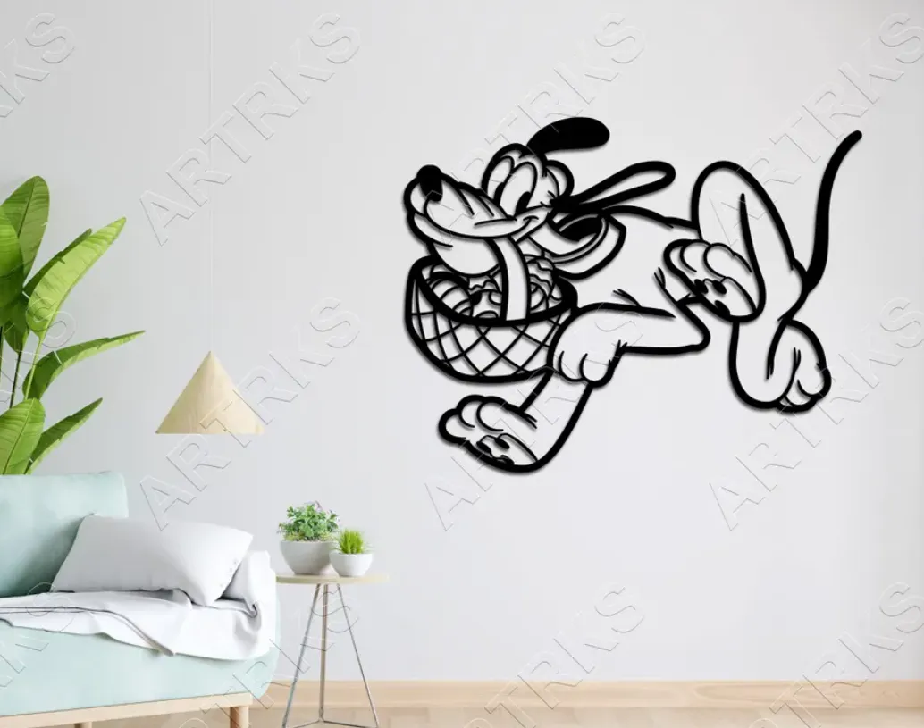 Pluto Dog Wall Art by Jura Švébiš | Download free STL model ...
