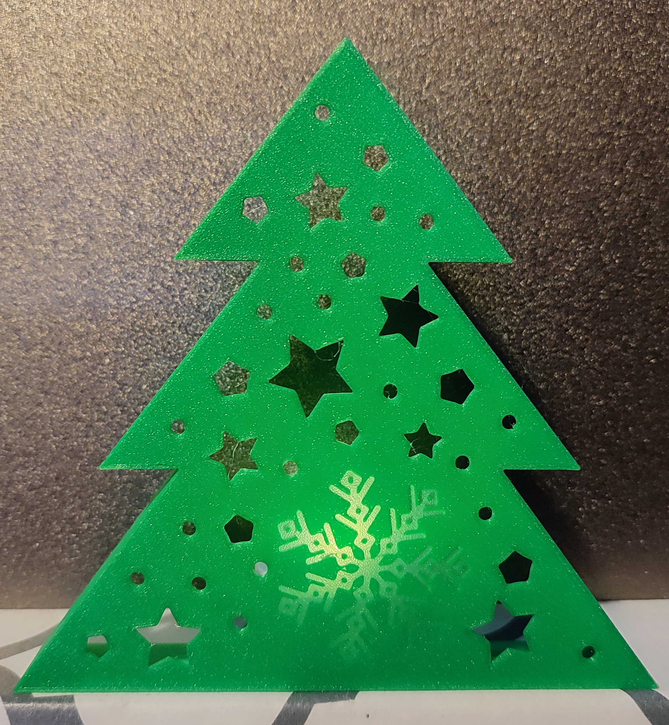Christmas tree decoration tealight (LED lamp) by Loo | Download free ...