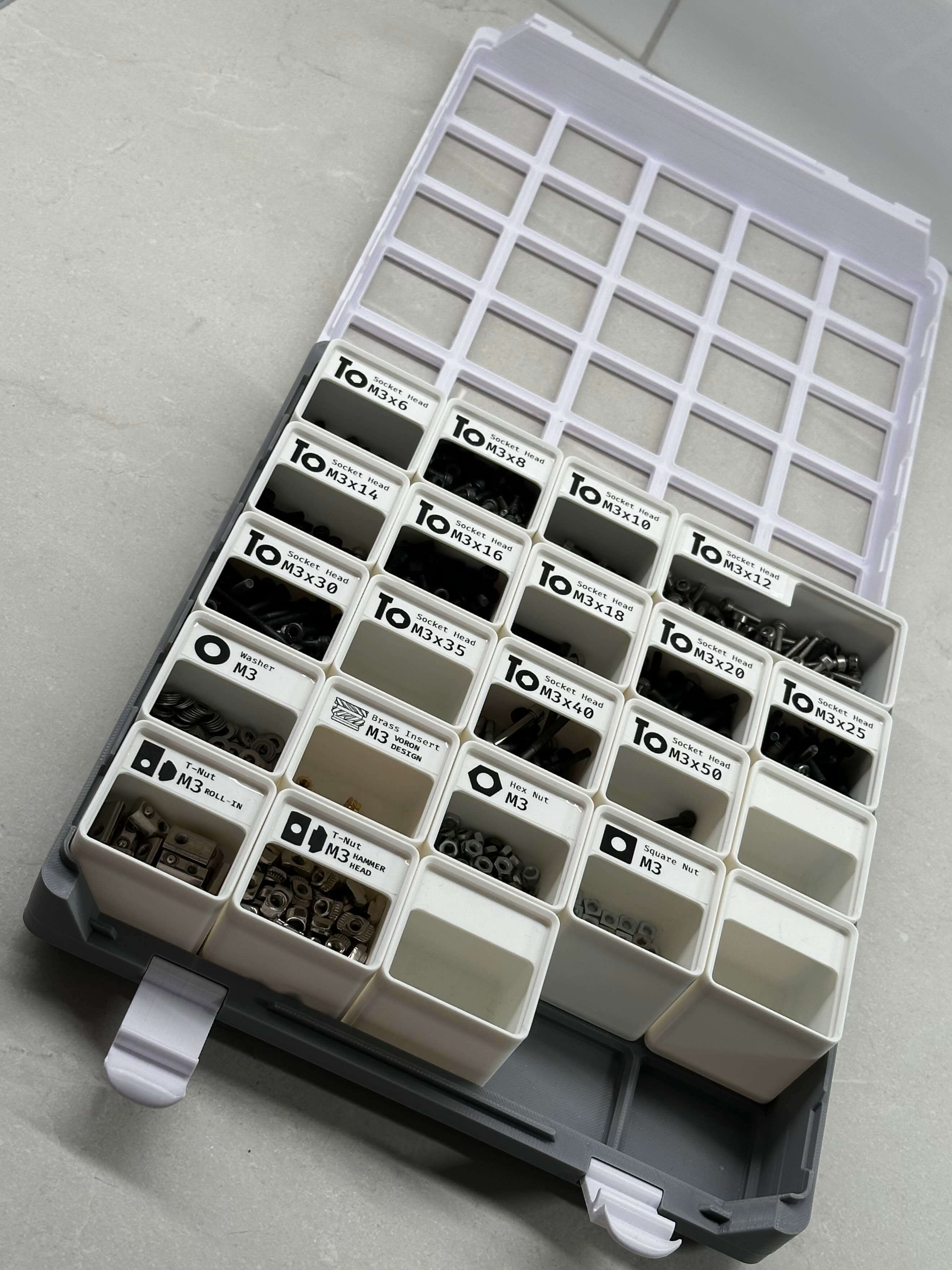 Component Labels for Gridfinity Storage Bins par Ella Fox | Téléchargez ...