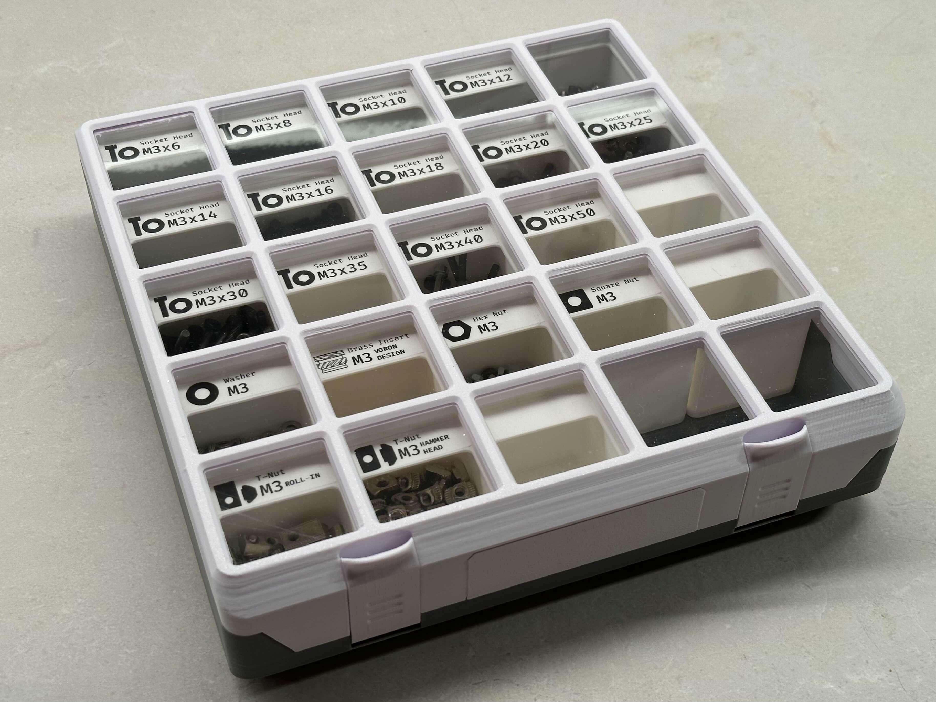 Component Labels for Gridfinity Storage Bins par Ella Fox | Téléchargez ...