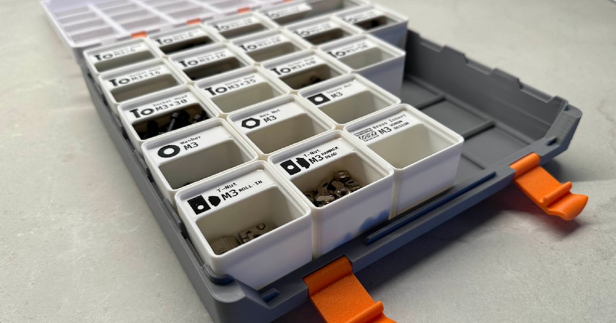 Component Labels for Gridfinity von Ella Fox | Kostenloses STL-Modell ...