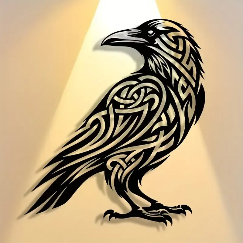 raven - wall art by klimoma | Download free STL model | Printables.com