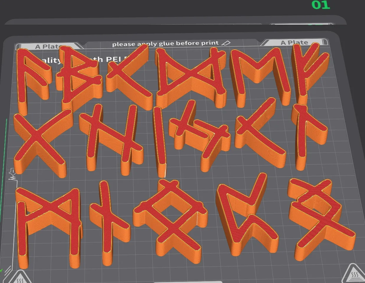 Rune Alphabet (for FREE) (26 Elements) by Astro-FREE-3D-Art | Download ...