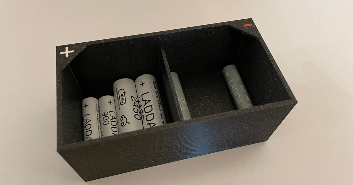 Recharging Battery Box (multi color same level) by Chris1705 | Download ...