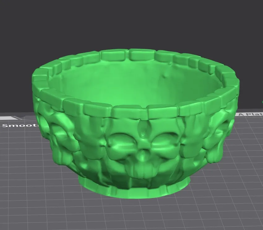 Skull Bowl #2 (for FREE) by Astro-FREE-3D-Art | Download free STL model ...