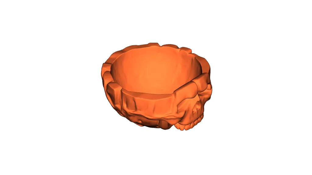 Skull Bowl #3 (for FREE) by Astro-FREE-3D-Art | Download free STL model ...