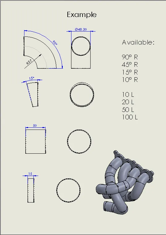 jig frame pipe tube manifold Ø48.3 by Enzo78 | Download free STL model ...