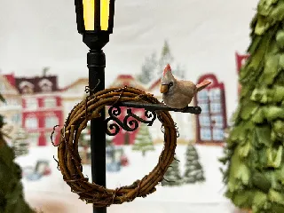 Christmas Lamp Post w/Cardinals (Optional Lighting!) by Falchion ...