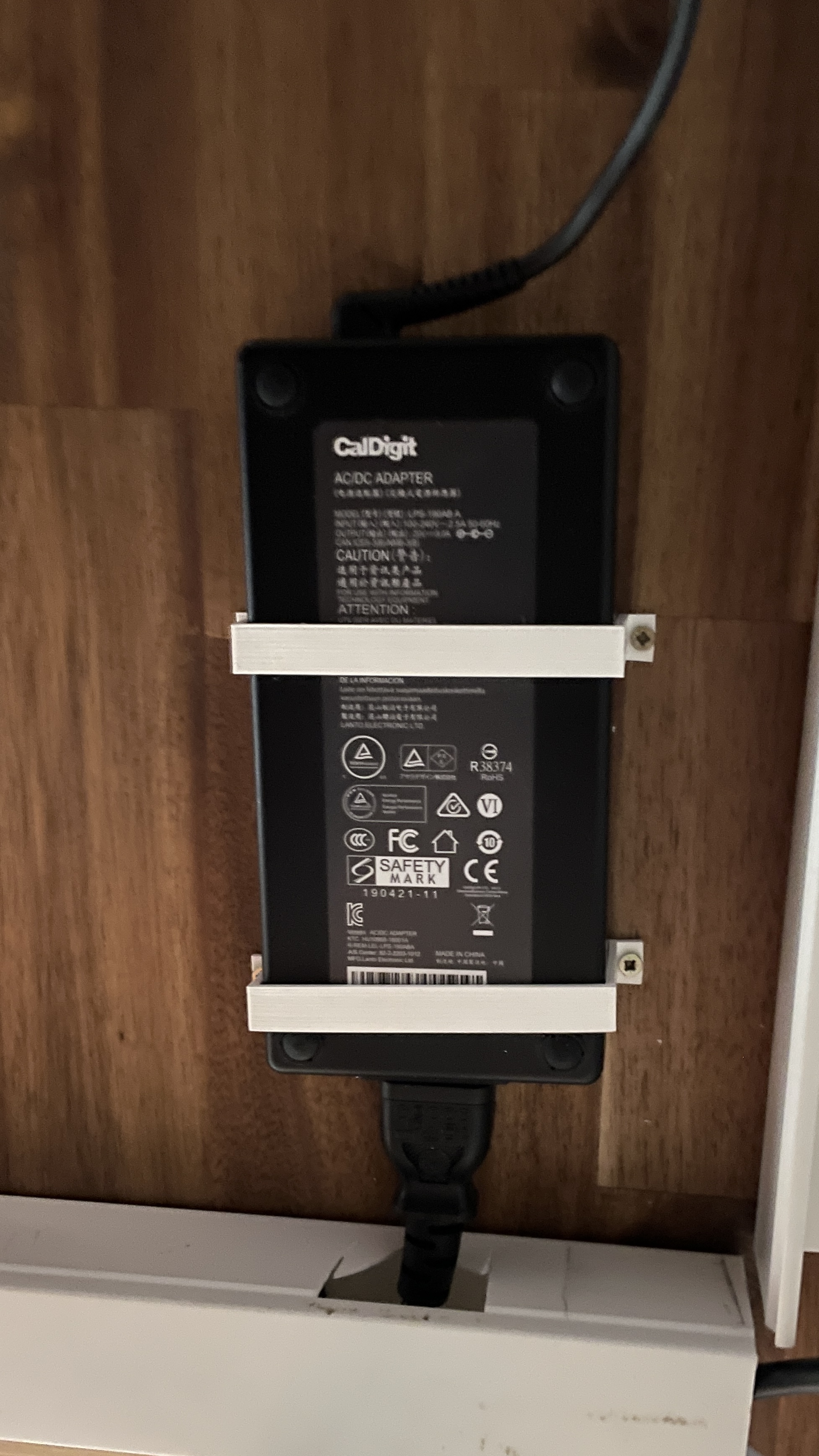 Caldigit TS3+ Underdesk Power Supply Holder by Milan | Download free ...