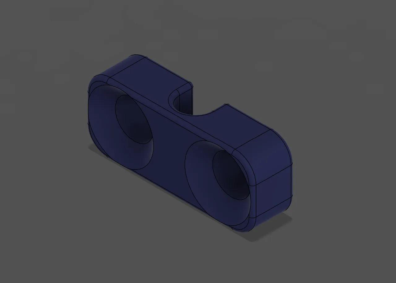 Simple Bowden Tube Clip by Mamba | Download free STL model | Printables.com