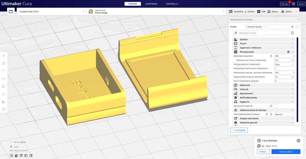 PCF8575 I2C 16 bit I/O expander case by ThorLAB | Download free STL ...