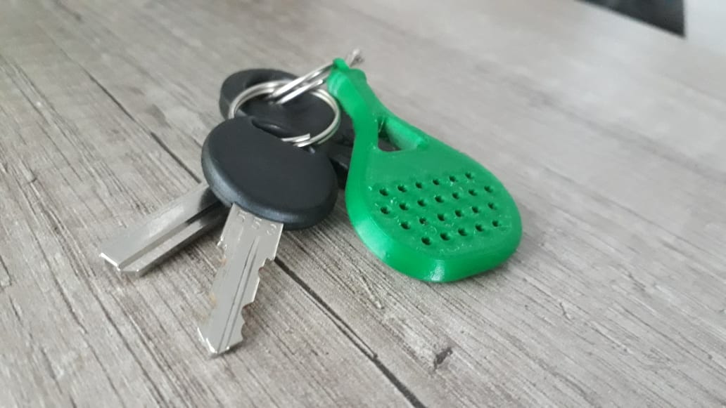 Padel Racket KeyChain por Dushibag | Descargar modelo STL gratuito ...