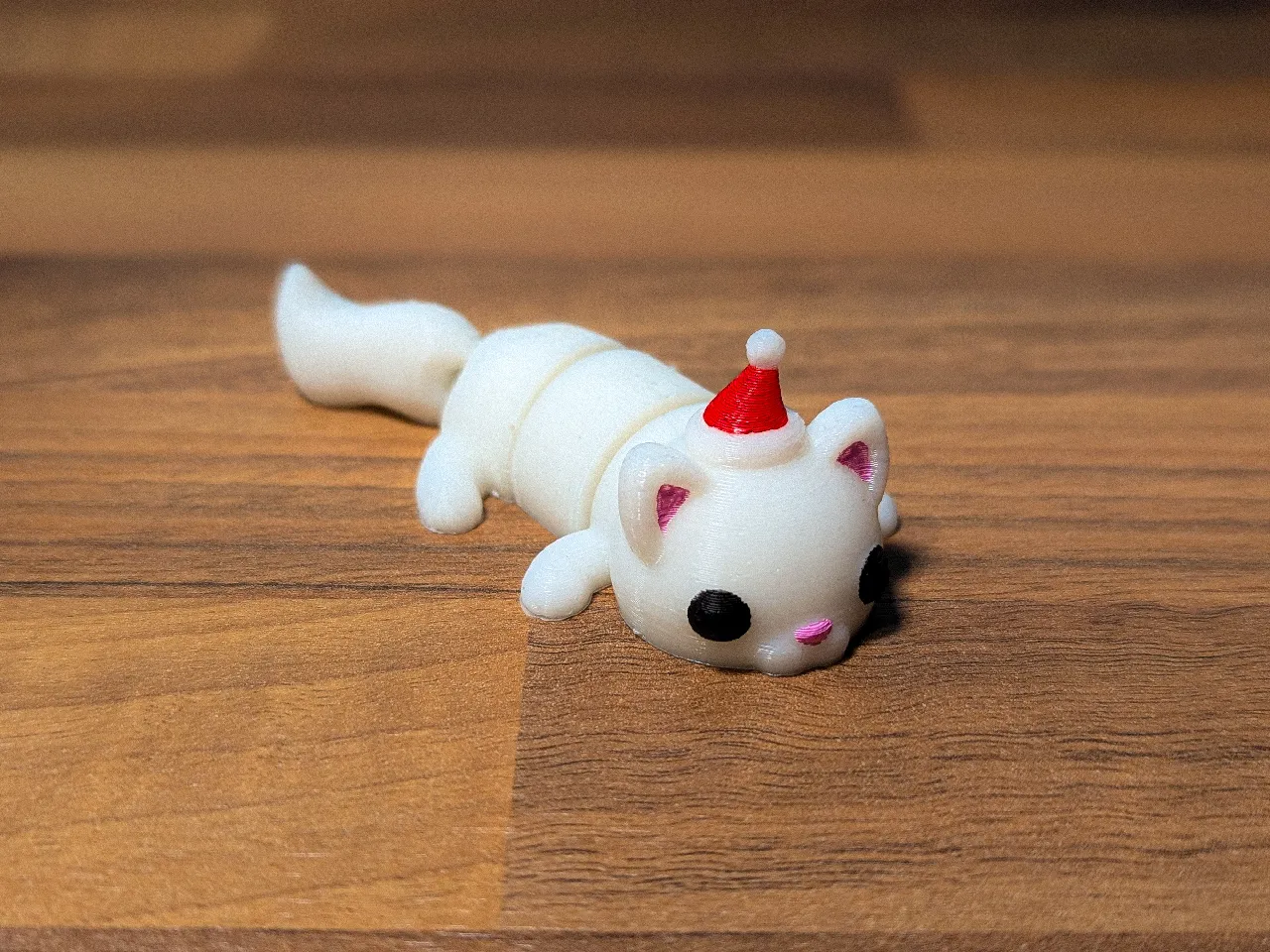 Articulated Christmas Cat by Symbiance | Download free STL model ...