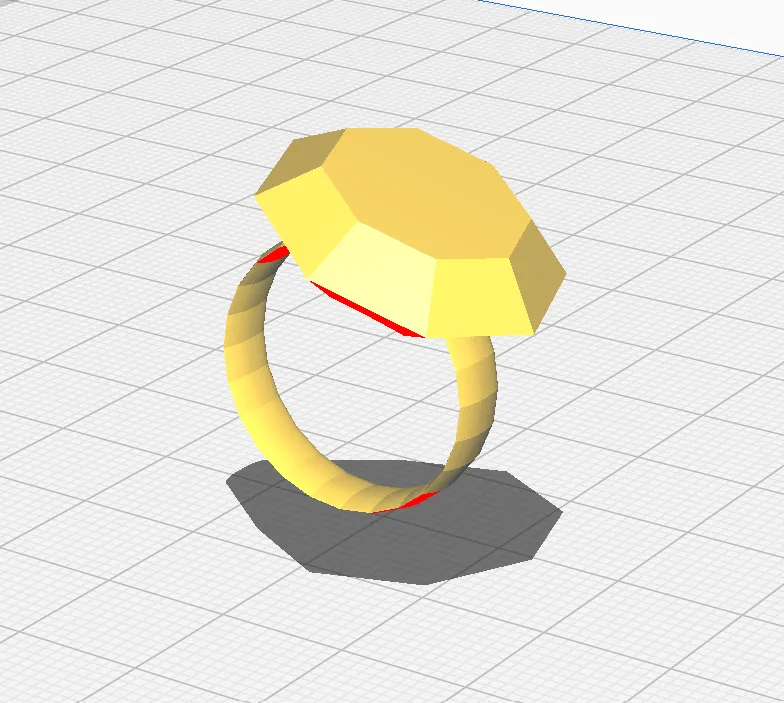 diamond ring by elijah | Download free STL model | Printables.com
