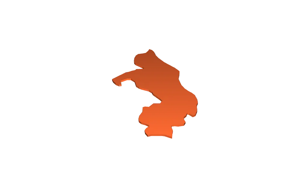 Map of Congo by Fazi | Download free STL model | Printables.com