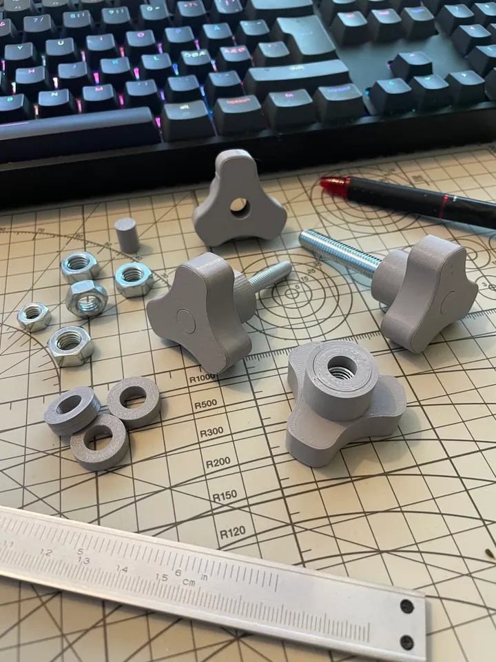 All-in-One – Triangle Knob / Star Knob for M6 & M8 bolt or nut by ...