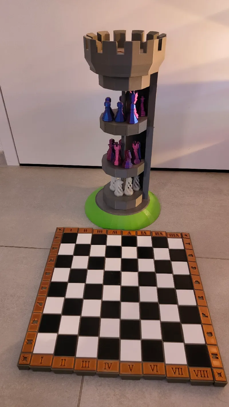 The Rook - Chessboard by BGDglider | Download free STL model ...