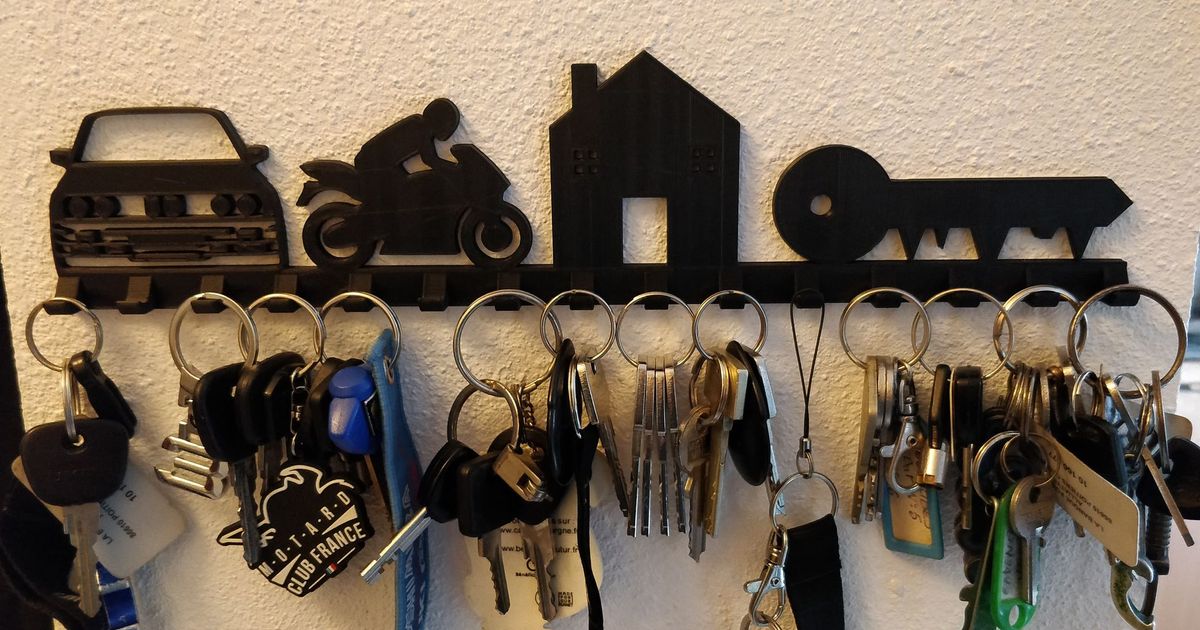 Porte clés murale / Wall Keys holder 1 by Brixodin Performance 3D ...