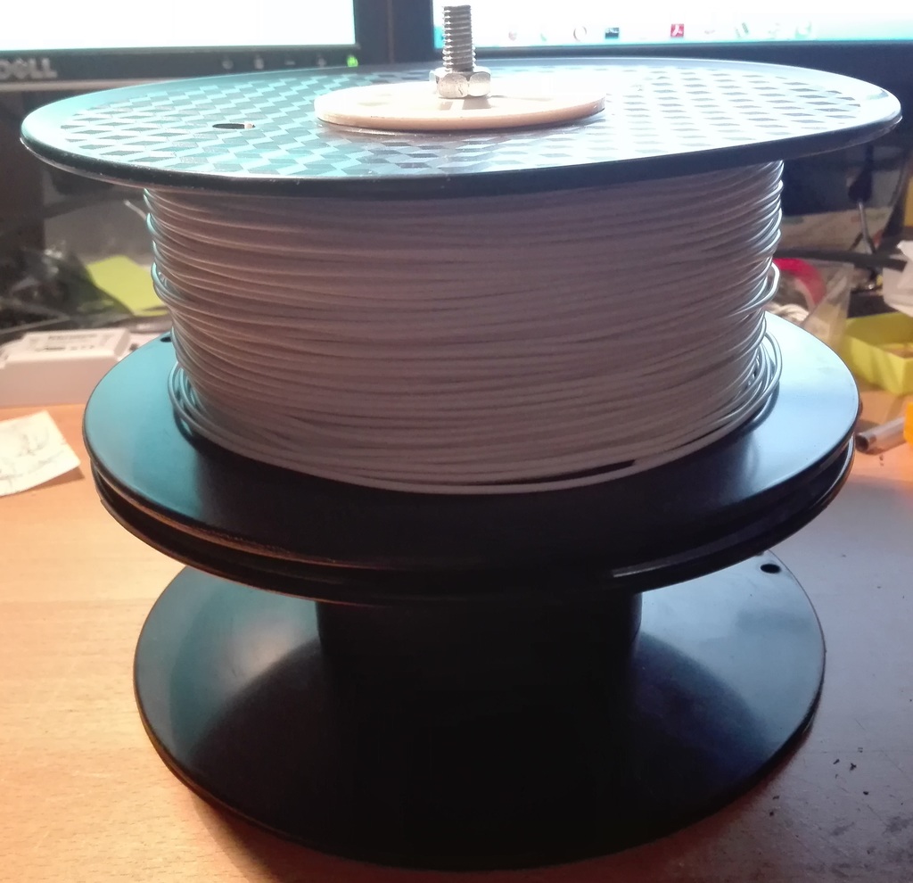 horizontal filament spool holder - spool recycle by aRGiRob | Download ...