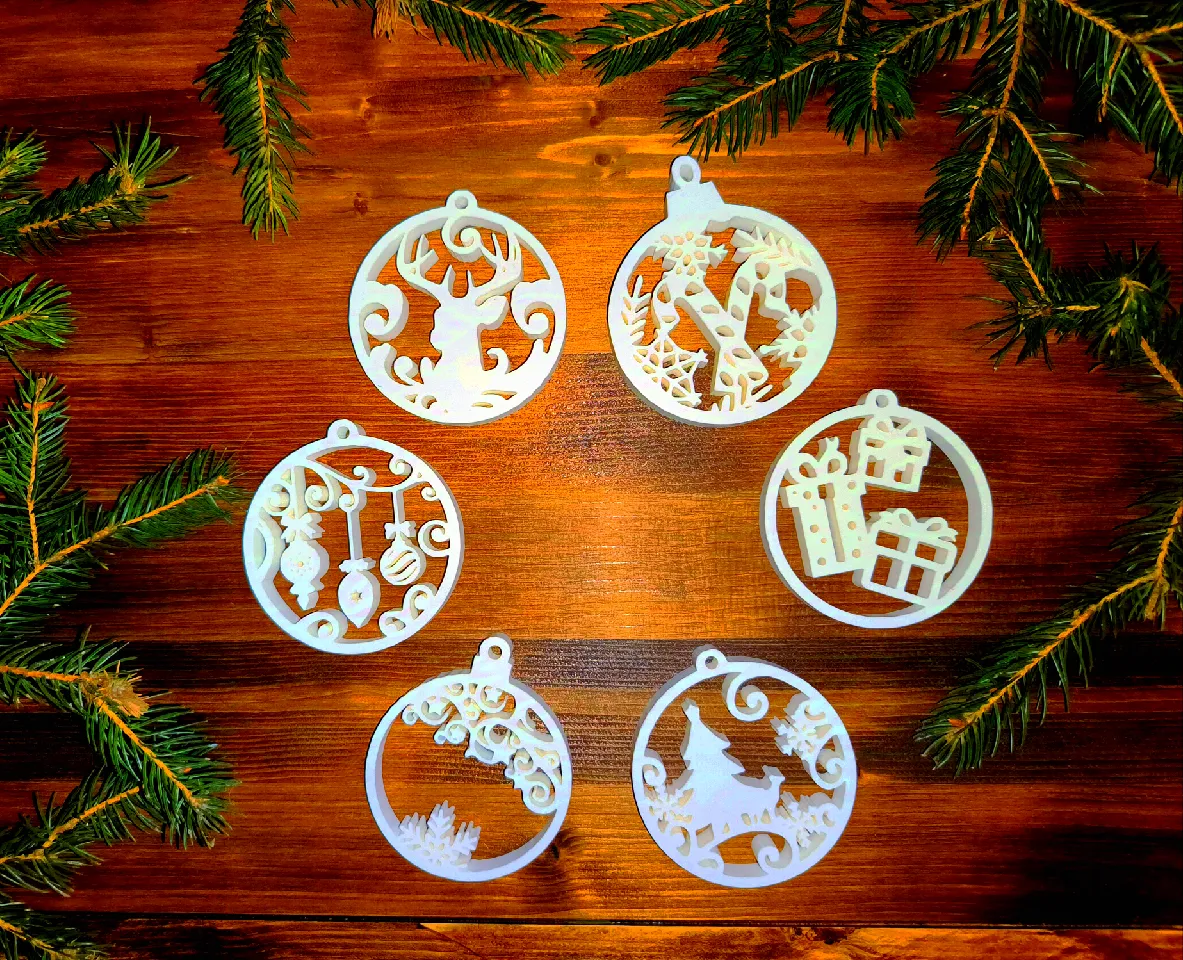 Christmas Tree Ornaments Collection by J&S Design | Download free STL ...