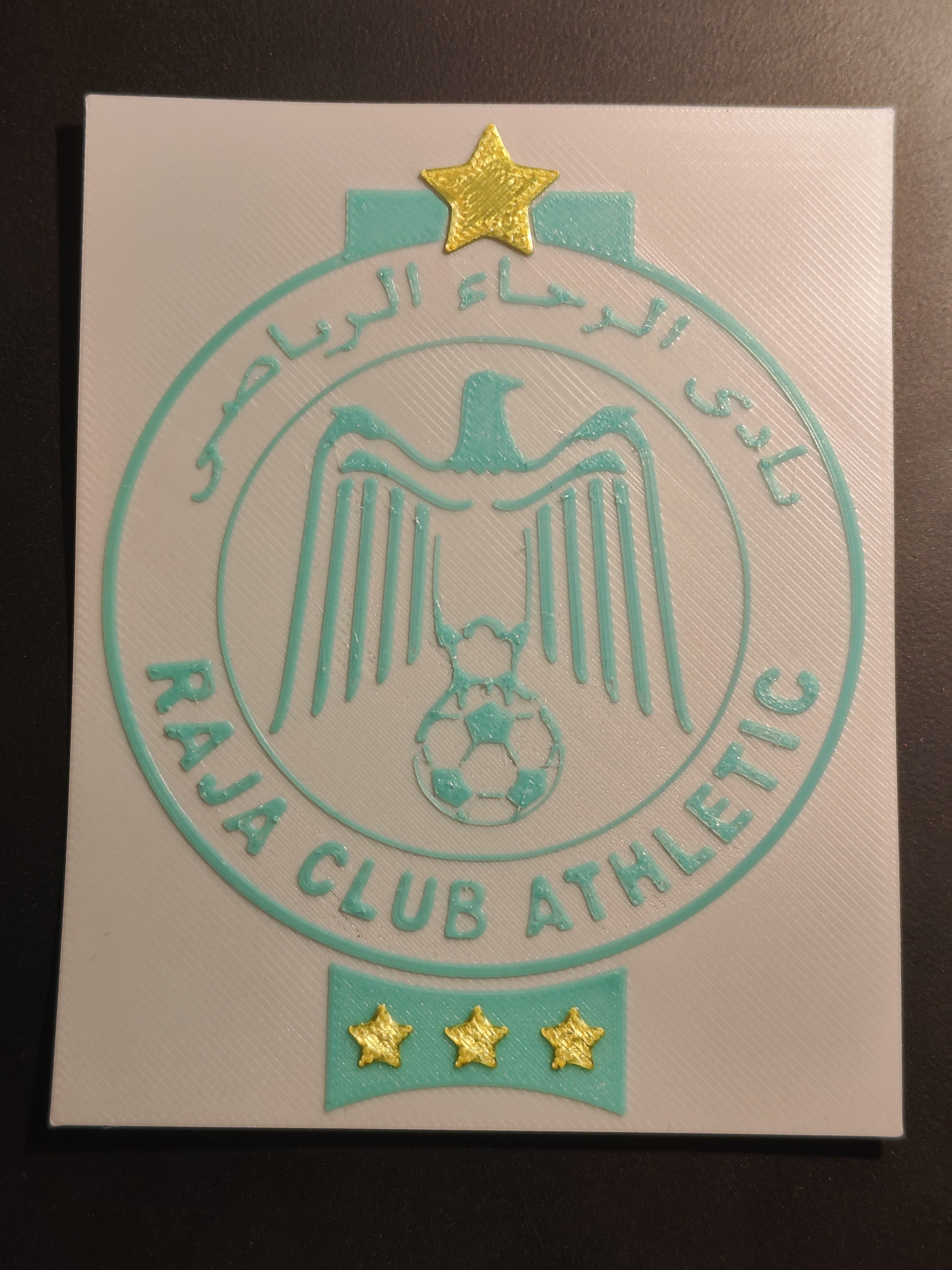 Raja Club Athletic RCA Logo by Furial | Download free STL model ...