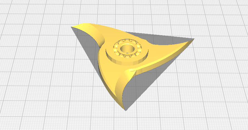 fidget spinner with blades by elijah | Download free STL model ...