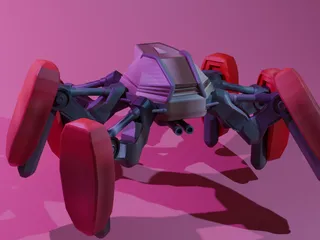spider mech by premaster | Download free STL model | Printables.com