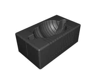 Rat brain matrix (coronal, 300-600g) by BiTN | Download free STL model ...
