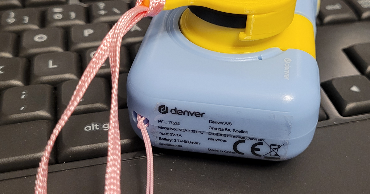 Lens Cap for Denver KCA-1350 by Freddie | Download free STL model ...