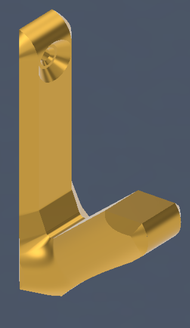 Simple wall hook by Booleans And Things | Download free STL model | Printables.com