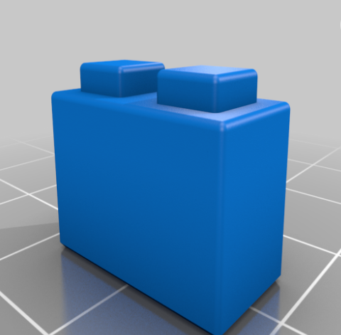 Square stud bricks by Lego_man99 | Download free STL model | Printables.com
