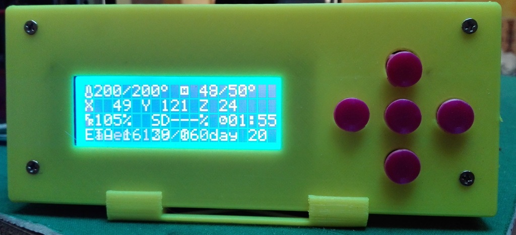Anet A8 floating display by aRGiRob | Download free STL model ...