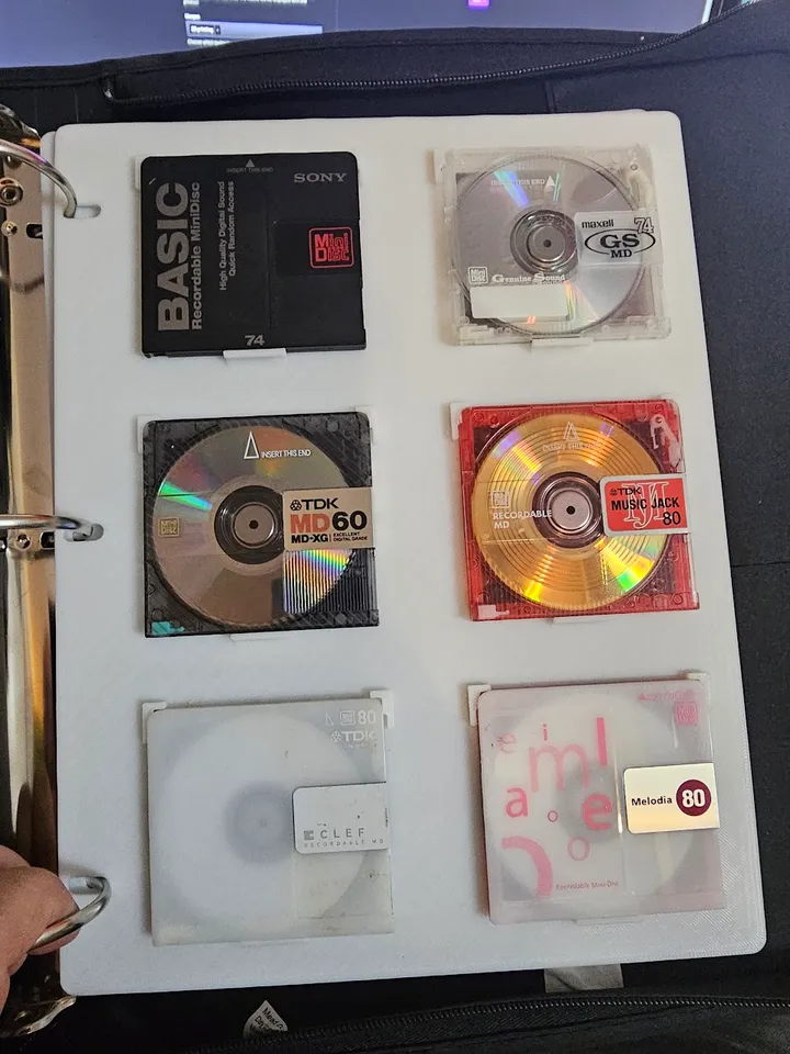 Minidisc 3-Ring Binder Page by TwystNeko | Download free STL model ...