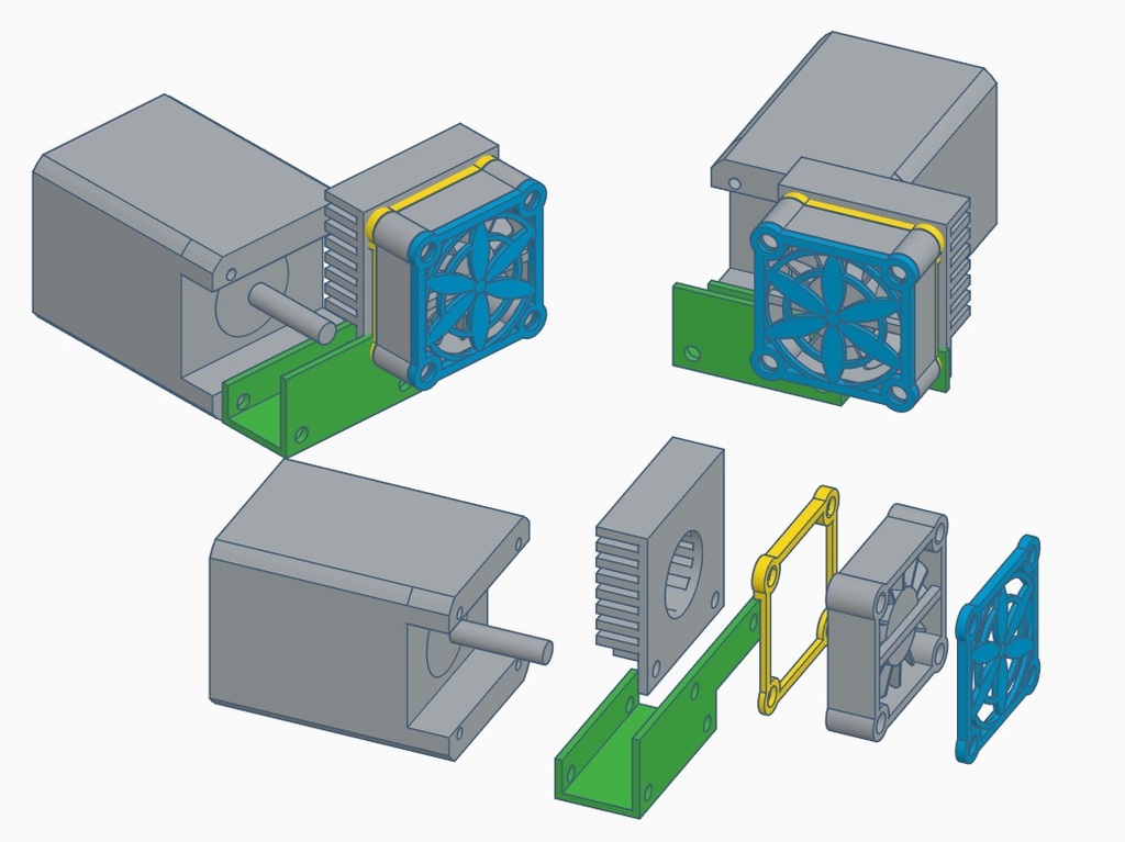 anet a8 extruder fan repositioning by aRGiRob | Download free STL model ...