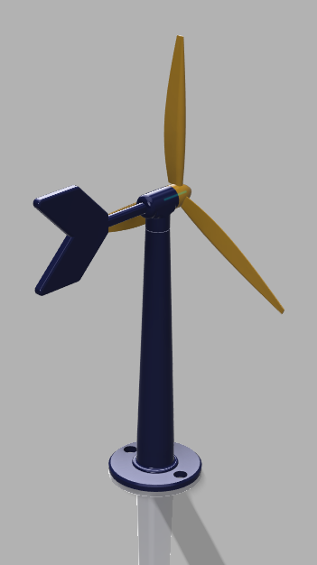 V3 3D printable wind turbine by DownTheShed | Download free STL model ...