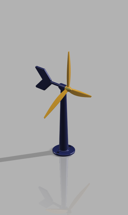 V3 3D printable wind turbine by DownTheShed | Download free STL model ...