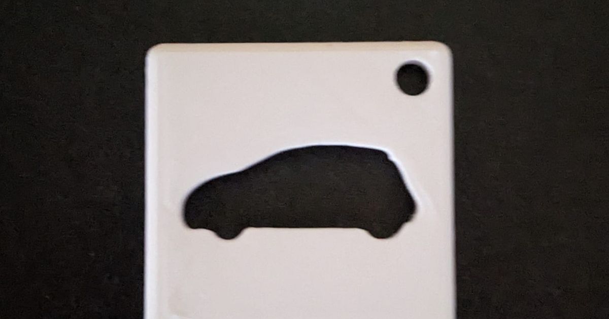 Car keychain by iw3d | Download free STL model | Printables.com